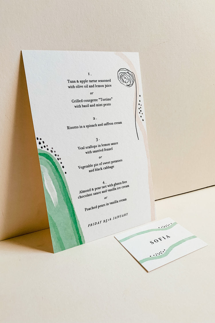 Menus – Romeo + Jules